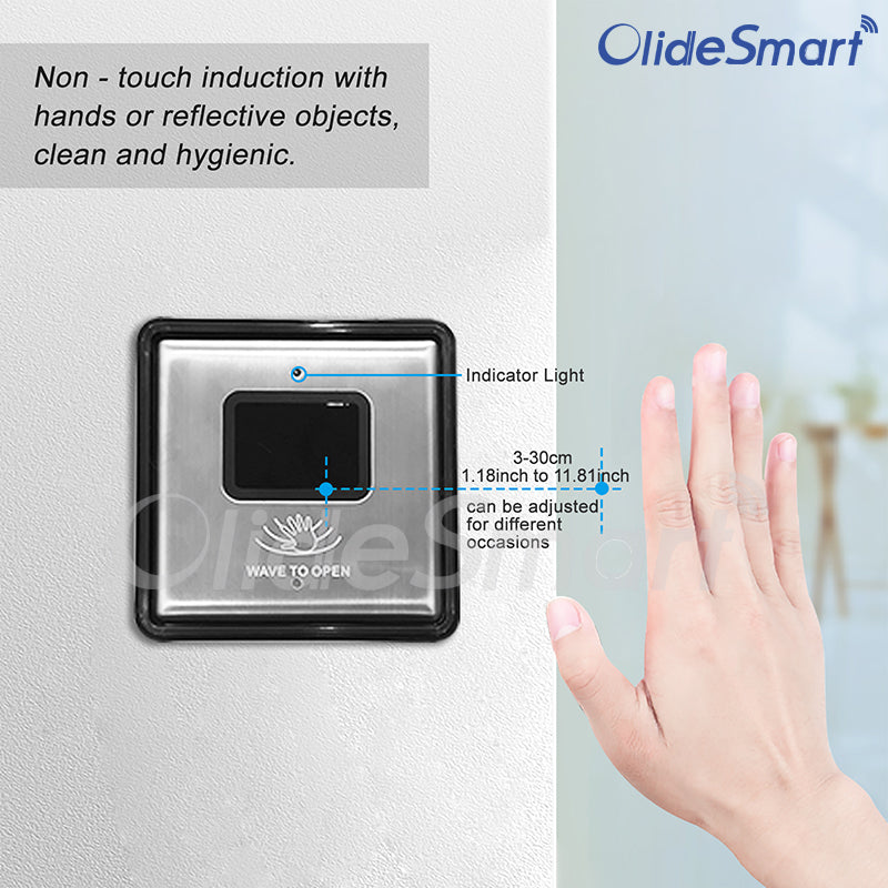 Olide WiFi Smart Wireless Wired Touchless Infrared Switch, Phone APP C ...