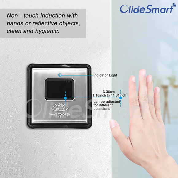 Olide WiFi Smart Wireless Wired Touchless Infrared Switch, Phone APP C ...