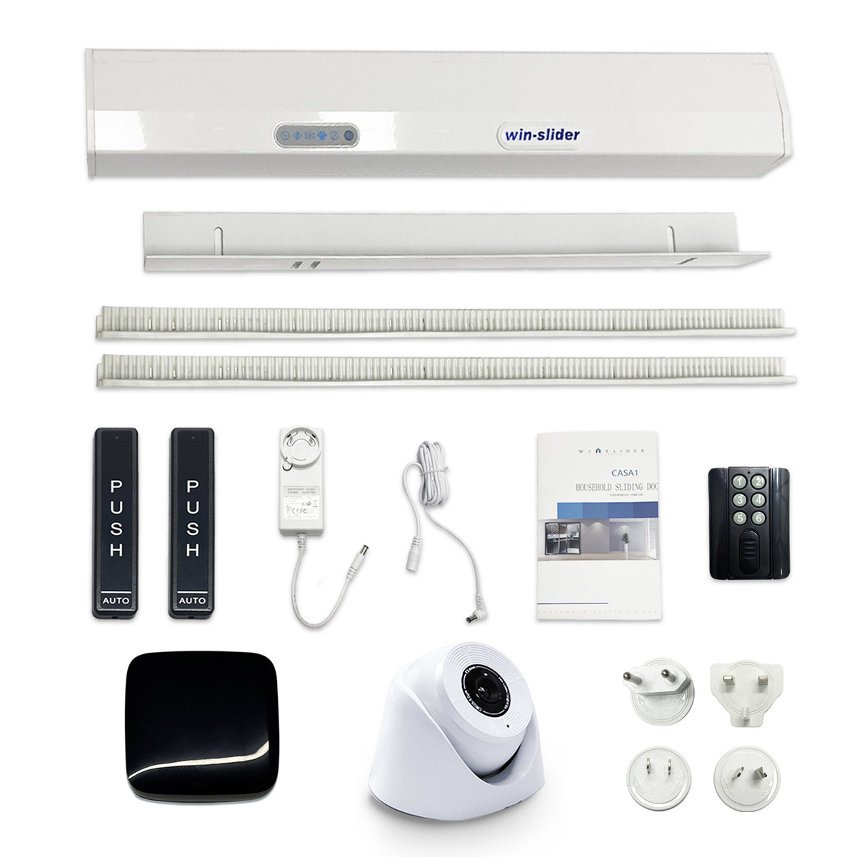 Olide Smart Phone APP Control Home Sliding Door with Image Recognition ...