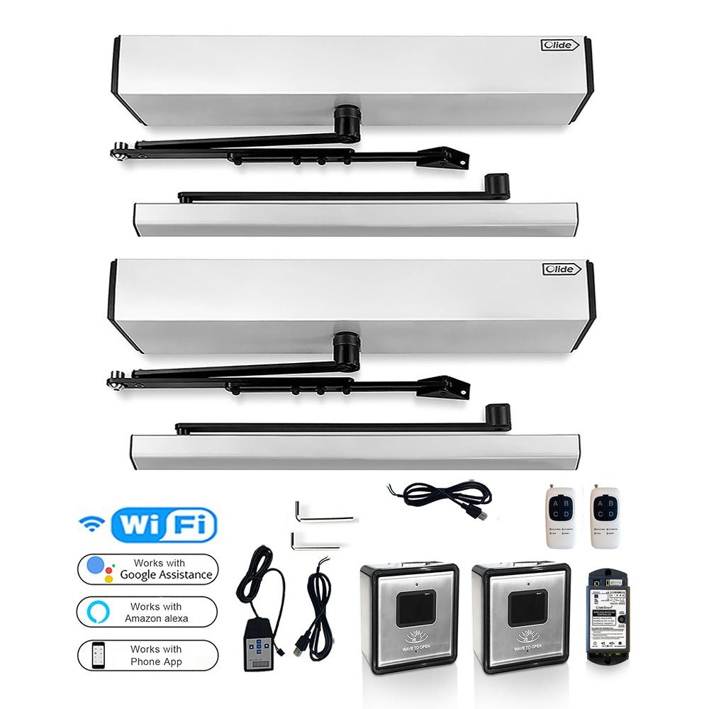 Olide Smart Double Swing Door Operators with Wave to Open Switches ...