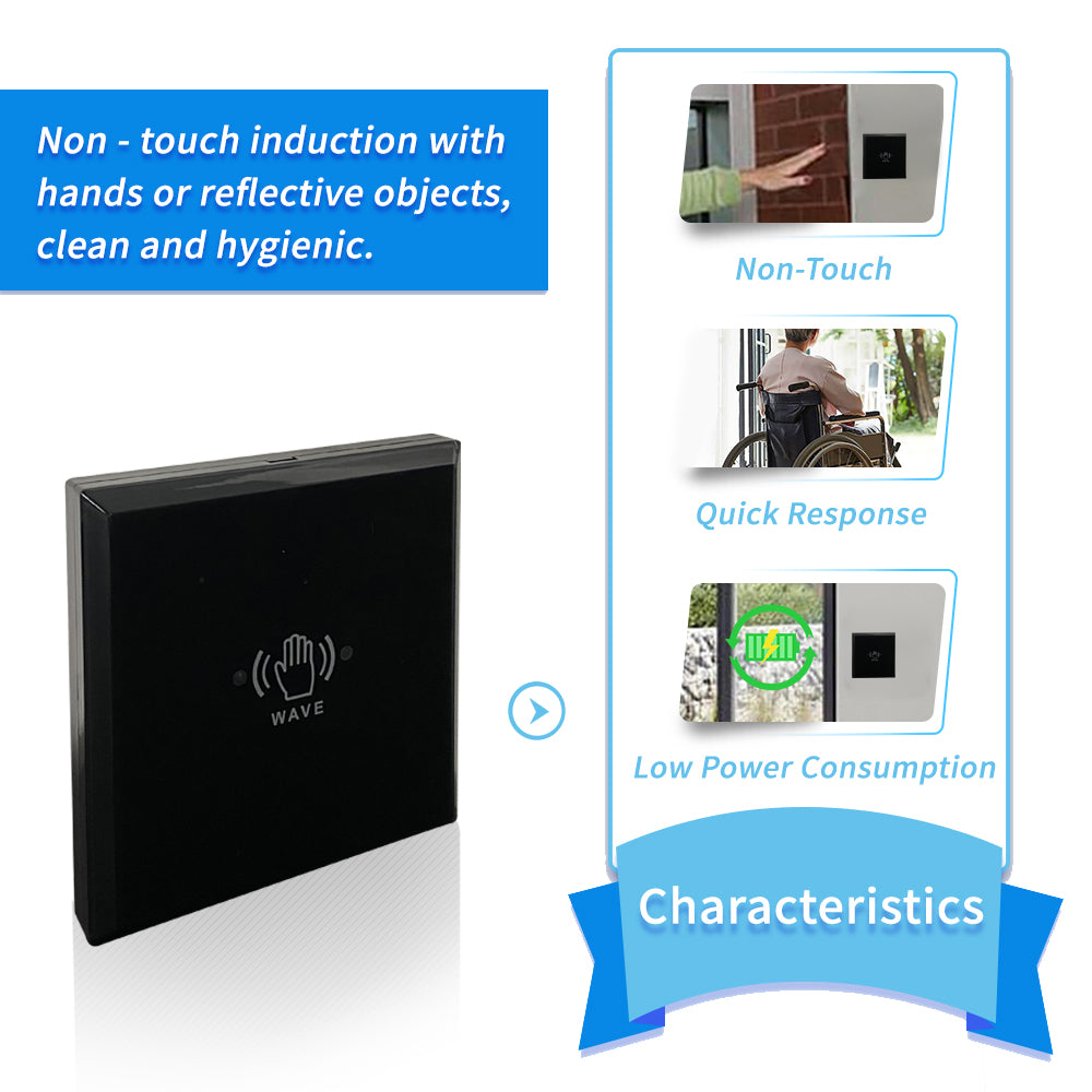 2.4Ghz Smart Phone Control Door System, Touchless Switch Control 400lb ...