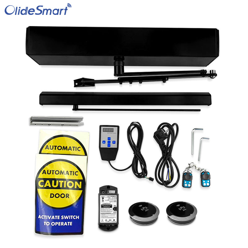 Olide Smart Touchless Electric Glass Door Operator with Wireless 2.36 ...