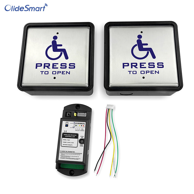 Olidesmart OS-510 WiFi Wireless&Wired Handicapped Push Switch For Auto ...