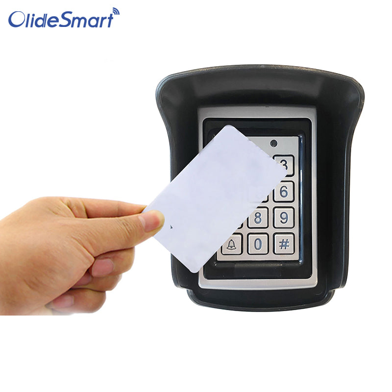 Waterproof Access Keypad DC 12V, Password IC Card Reader Work with Aut ...