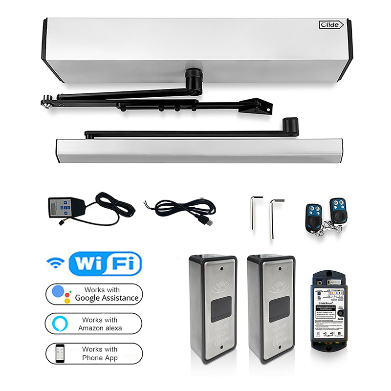 Smart Touchless Electric Swing Door, Automatic Hinge Door Opener with ...