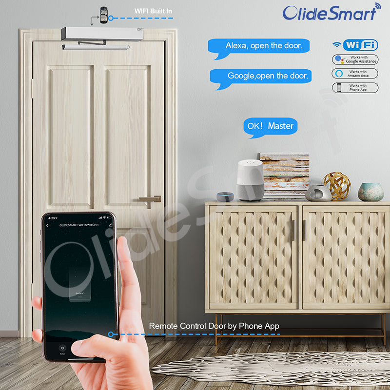 Smart Electric Handicap Door Operator with Wireless Handicap Push ...